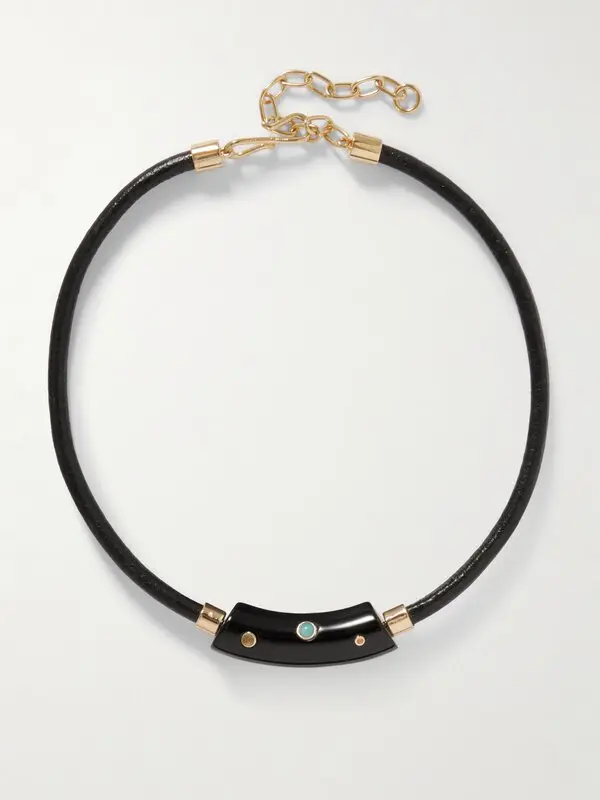 LIZZIE FORTUNATO Cabera Choker - Black