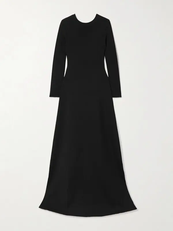 Bottega Veneta Chain-embellished Knitted Maxi Dress - Black