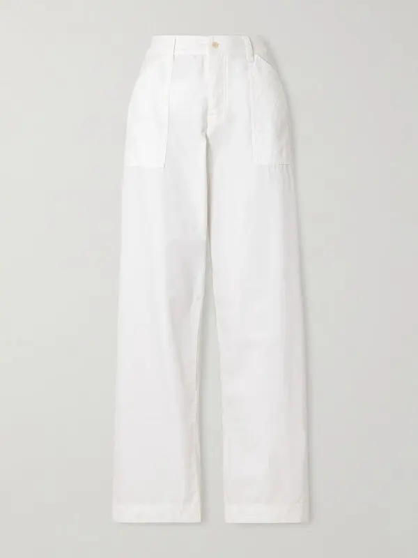 Matteau Cotton Straight-leg Cargo Pants - Neutrals