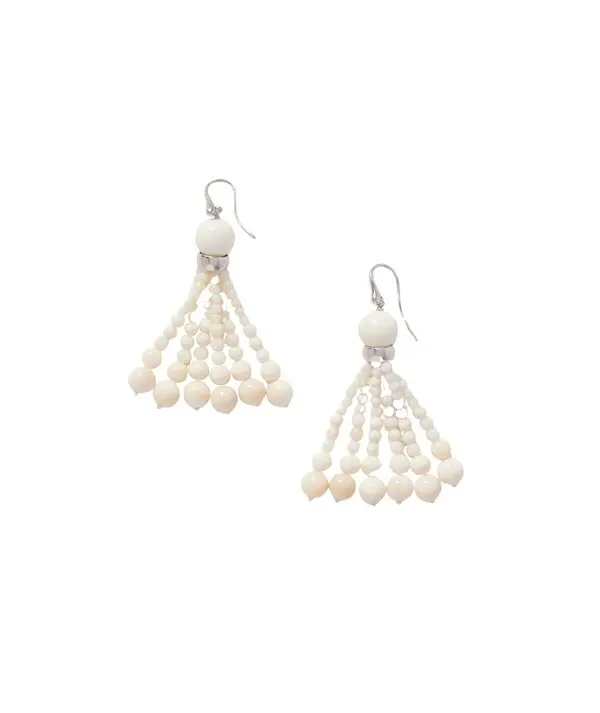 Le Sundial Venice Opera Stone Earrings - Neutrals