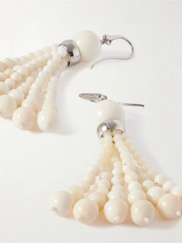 Le Sundial Venice Opera Stone Earrings - Neutrals