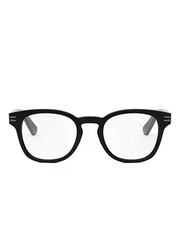 BVLGARI Round-frame Eyeglasses - Black