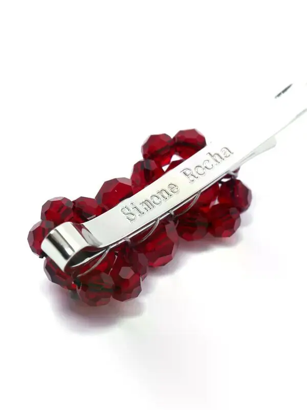 Simone Rocha Flower Beaded Hair Clip