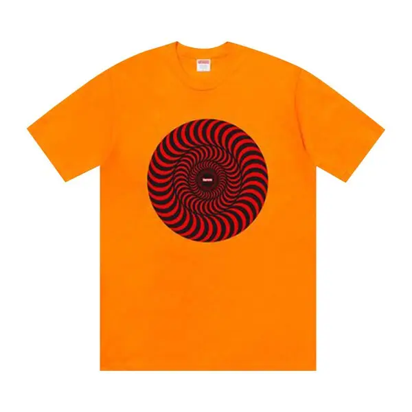 Supreme X Spitfire Classic Swirl T-shirt - Orange