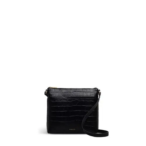 RADLEY Pockets Faux Croc Ziptop Crossbody Bag