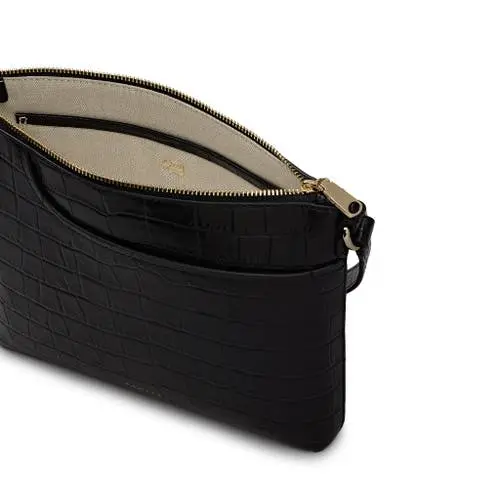 RADLEY Pockets Faux Croc Ziptop Crossbody Bag