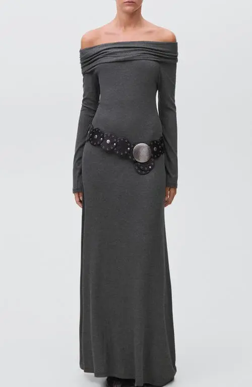 Mango Off-the-shoulder Sweater Dress