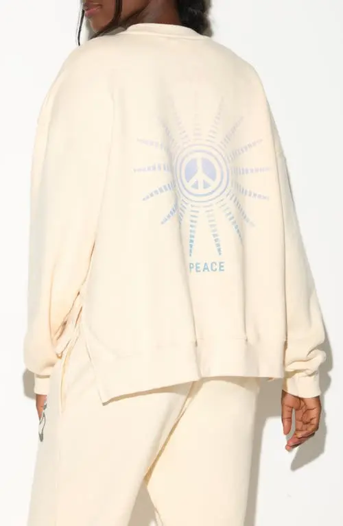 Spiritual Gangster Emit Peace Bex High-low Sweatshirt