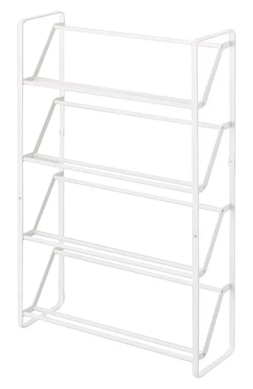 YAMAZAKI Slim Shoe Rack - White