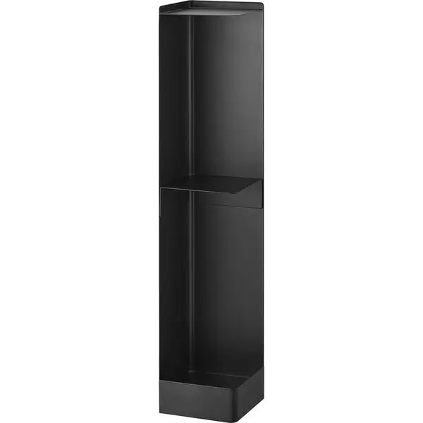 YAMAZAKI Rolling Bathroom Organizer - Black
