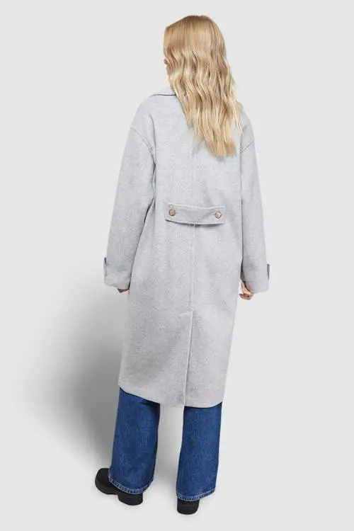 OASIS Relaxed Tailored Double Breasted Coat