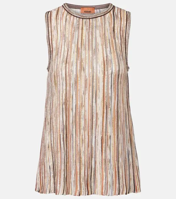 Missoni Sequined Lamé Top