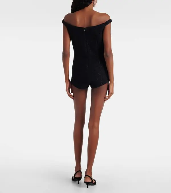 SELF-PORTRAIT Off-shoulder Romper