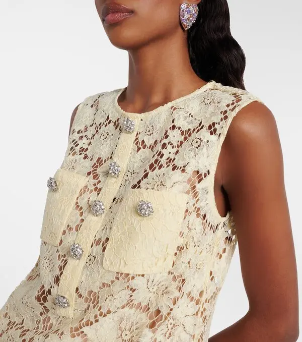SELF-PORTRAIT Lace Minidress