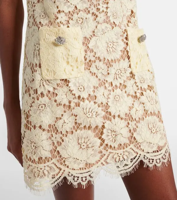 SELF-PORTRAIT Lace Minidress