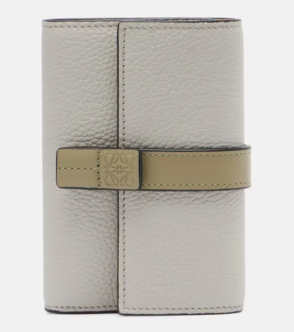 Loewe Leather Wallet - Grey