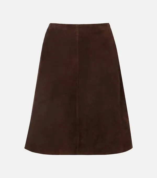 TOTEME Suede Miniskirt
