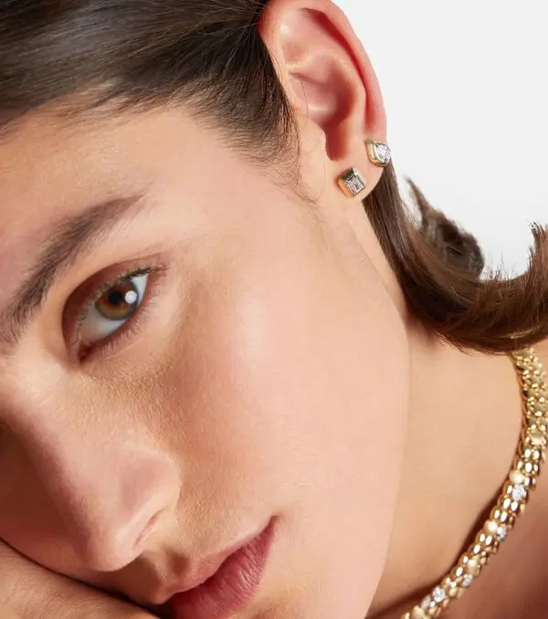 RAINBOW K 9kt Single Earring With Diamond