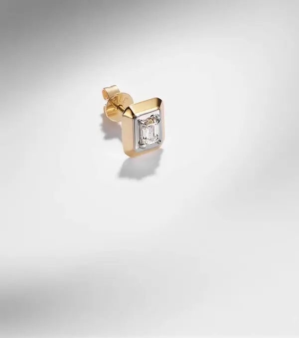 RAINBOW K 9kt Single Earring With Diamond