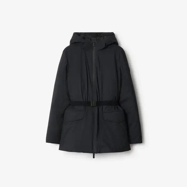 Burberry Short Hooded Nylon Coat