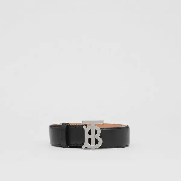 Burberry Monogram Motif Leather Belt