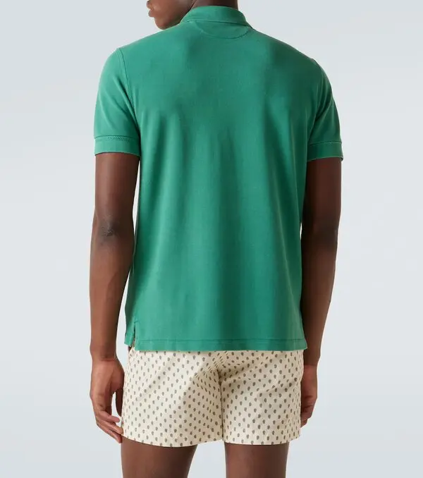TOM FORD Pique Polo Shirt - Green