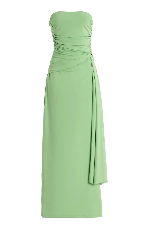 Significant Other Exclusive June Ruched Jersey Maxi Dress
