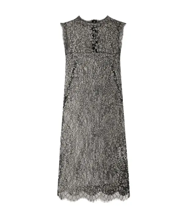 Dolce & Gabbana Lamé Lace Dress
