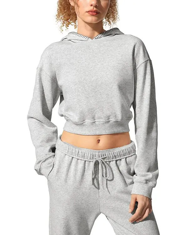 Lilysilk Seamflow Poise Pullover - Heather-grey