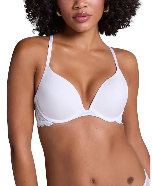 Hunkemoller Angie Padded Underwired Push-up Bra - White