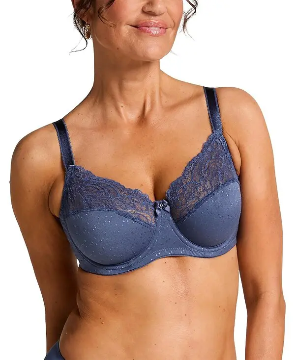 Hunkemoller Sophie Non-padded Underwired Bra - Blue Indigo