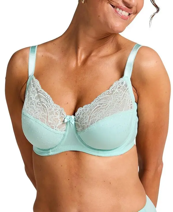 Hunkemoller Sophie Non-padded Underwired Bra - Eggshell Blue