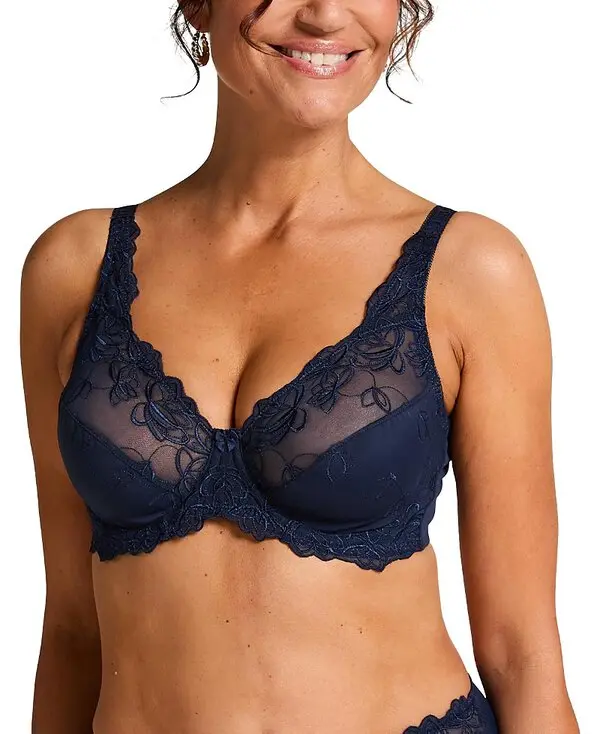Hunkemoller Diva Non-padded Underwired Bra - Bel Air Blue