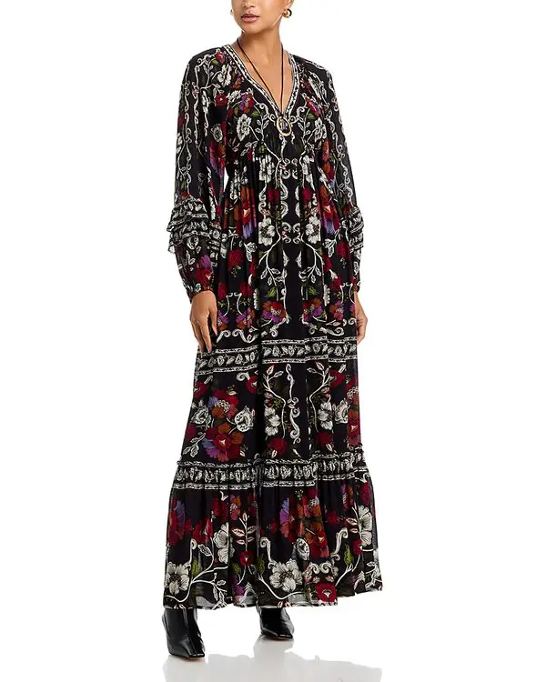 Farm Rio Rococo Flowers Maxi Dress