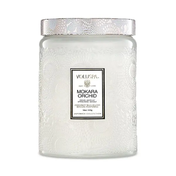 Voluspa Mokara Orchid Candle 18 Oz - White