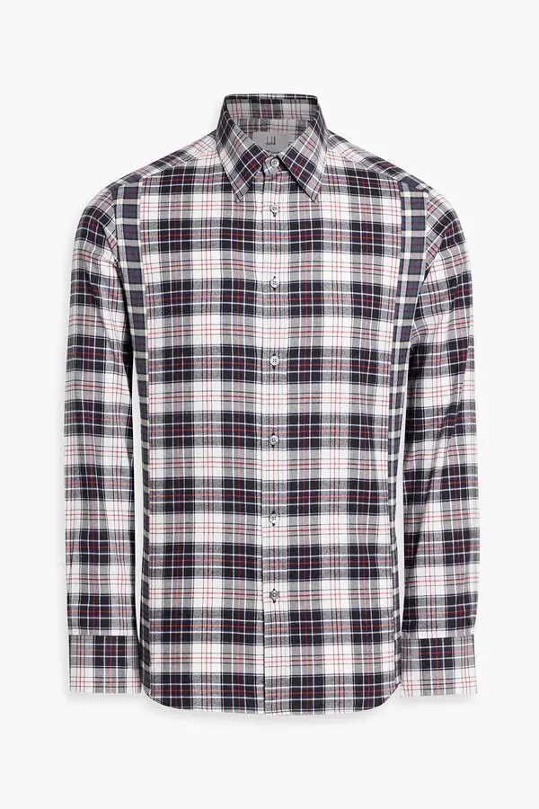 Dunhill Checked Cottonflannel Shirt