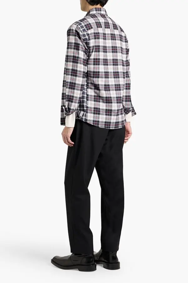 Dunhill Checked Cottonflannel Shirt