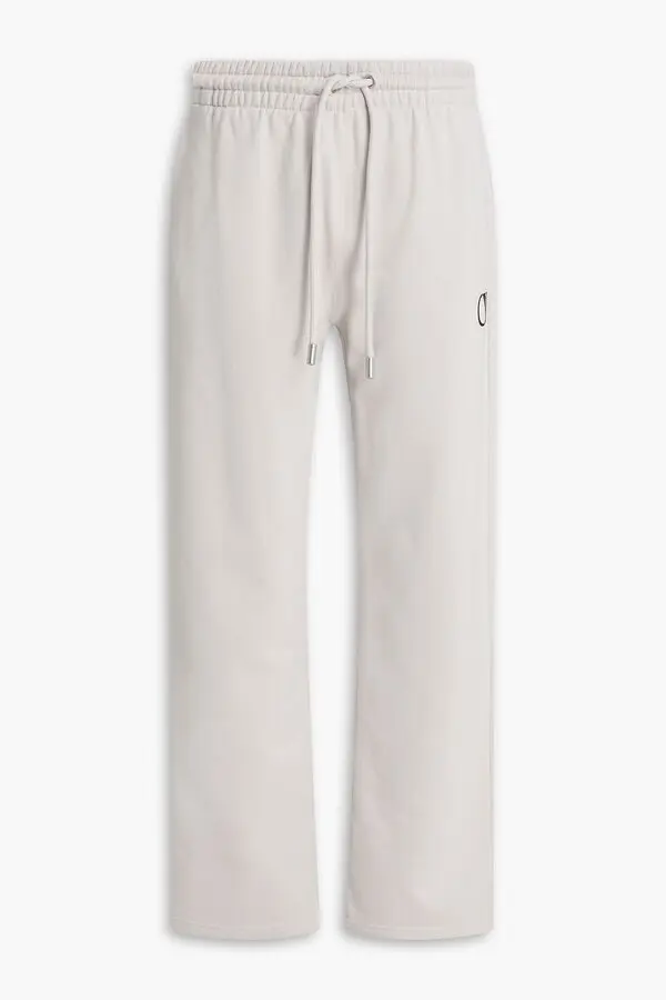 Off-White Printed French Cottonterry Sweatpants - Light Gray