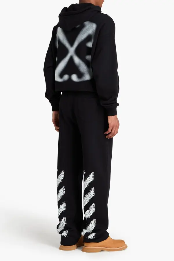Off-White Pixel Printed French Cottonterry Sweatpants
