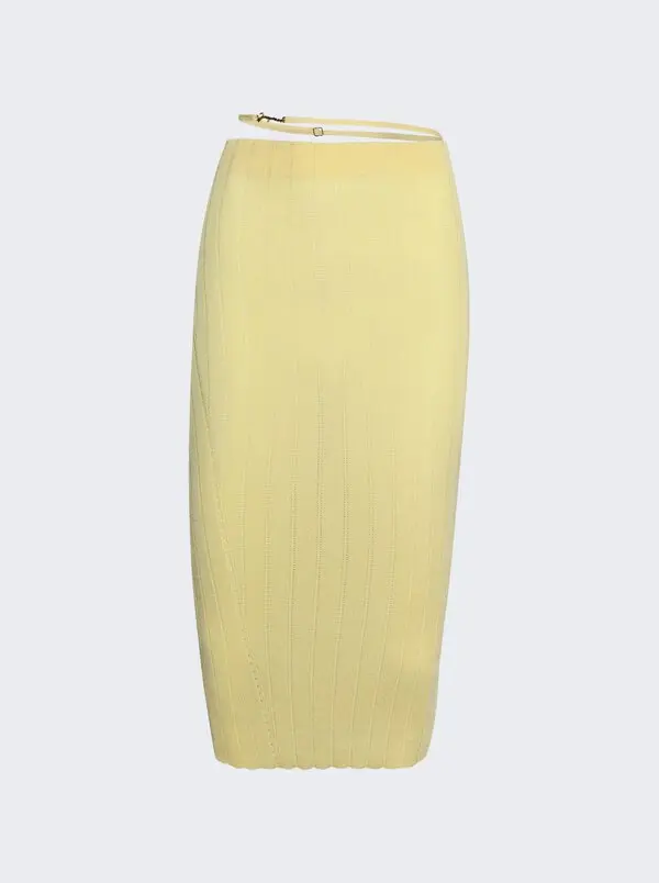 Jacquemus The Pralã¹ Skirt - Light Yellow
