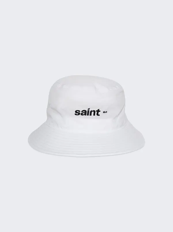 SAINT MXXXXXX Bucket Hat - White