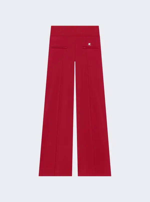 COURRÃ¨GES Interlock Tracksuit Pants - Ruby