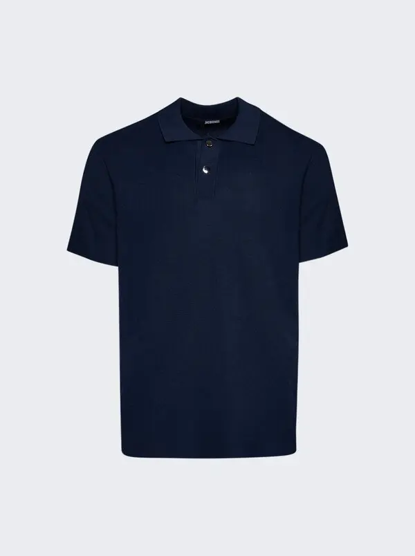 Jacquemus Le Polo Maille Shirt - Dark Navy