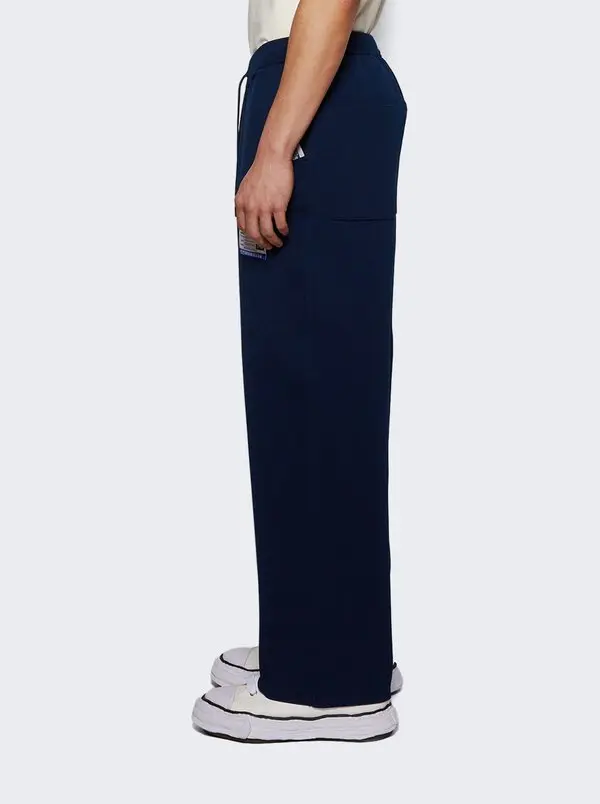 Mihara Yasuhiro Milan Rib Easy Pants - Navy