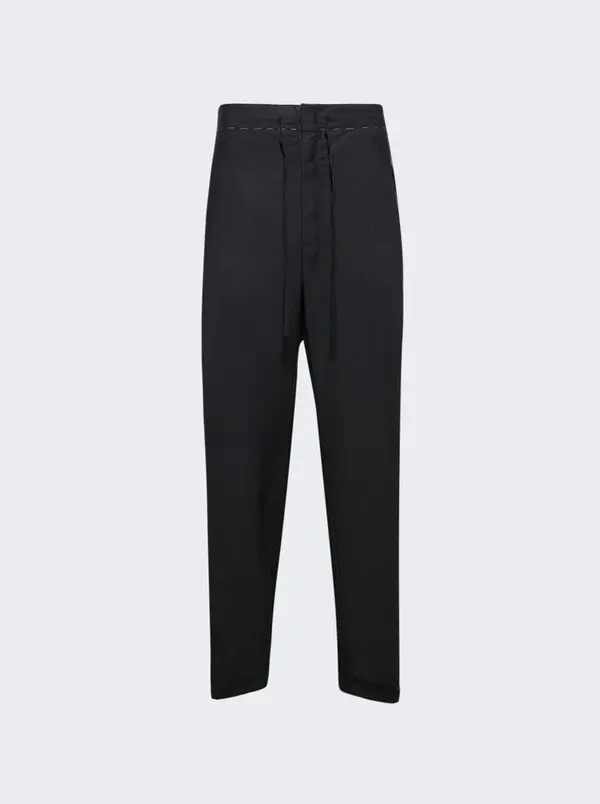 MAISON MARGIELA Mohair Wool Trousers - Midnight Blue