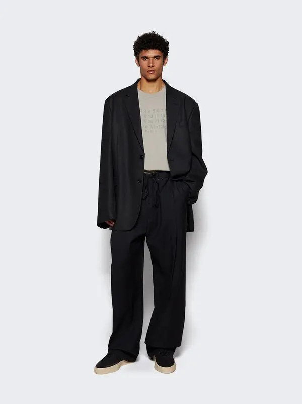 MAISON MARGIELA Mohair Wool Trousers - Midnight Blue