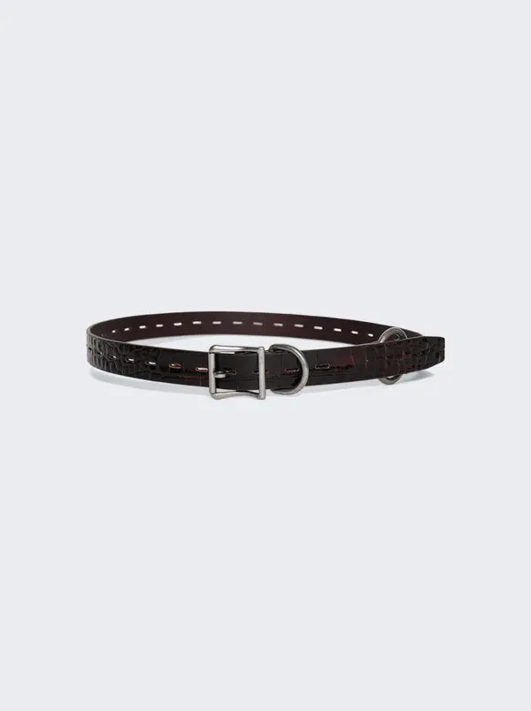 Martine Rose Croc Effect Belt