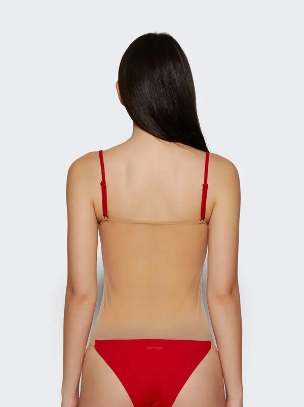 COURRÃ¨GES Illusion Square Swimsuit