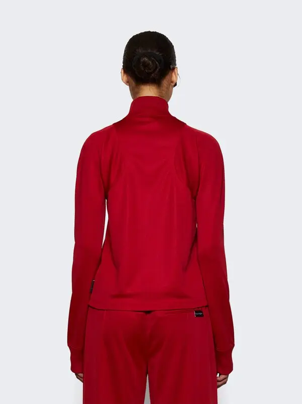 COURRÃ¨GES Scuba Tracksuit Interlock Jacket - Ruby