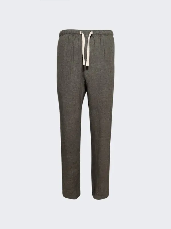 Palm Angels Monogram Cozy Pants - Military Grey